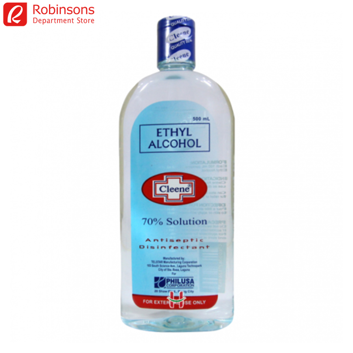Cleene Ethyl Alcohol 70% 500ml | Lazada PH