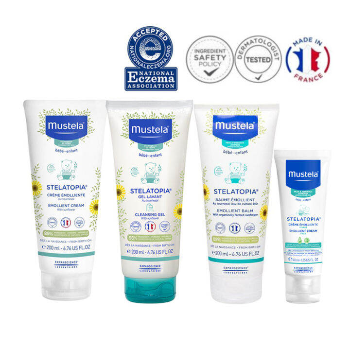 MUSTELA Stelatopia For Eczema Extremely Dry Skin Stelatopia Emollient ...