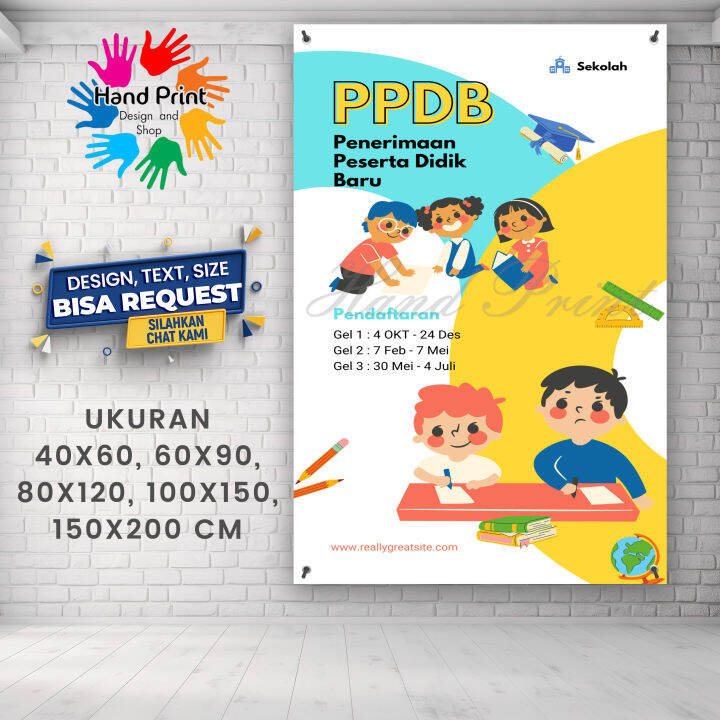 Spanduk Banner MMT PPDB Penerimaan Peserta Didik Baru Sekolah ...