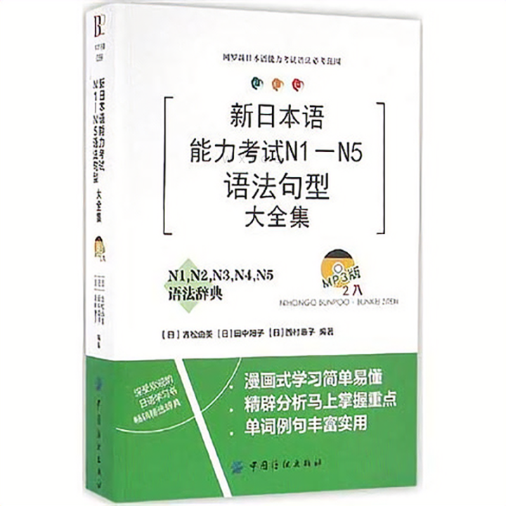 New Japanese Language Proficiency Test N1-N5 Grammar and Sentence ...