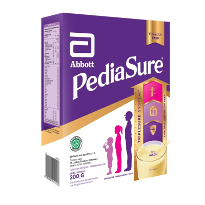 PediaSure Triplesure Susu Formula Pertumbuhan Anak Madu 200 gram | Lazada Indonesia