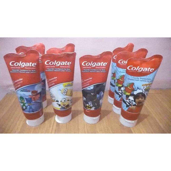 Colgate Kids Toothpaste with Fluoride I Ryan's World I PJ MASK I MINION ...