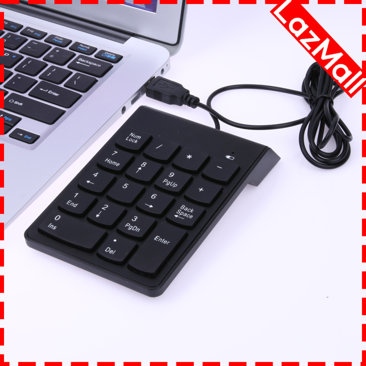 [Vktech] New USB Mini 18-keys Num Pad Numeric Number Keypad Keyboard ...