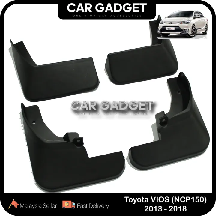 Toyota Vios Mud Flats/Mudguards Fenders Mud Flaps Splash Wheelguard ...