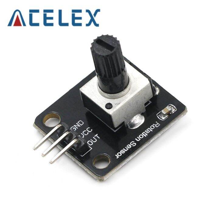 Rotary Potentiometer Analog Knob Module For Raspberry Pi Arduino ...