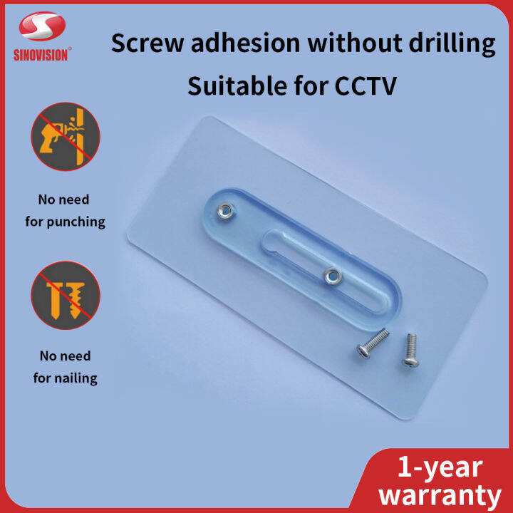 CCTV no-hole screw stickers Strong adhesive Adjustable screw stickers ...