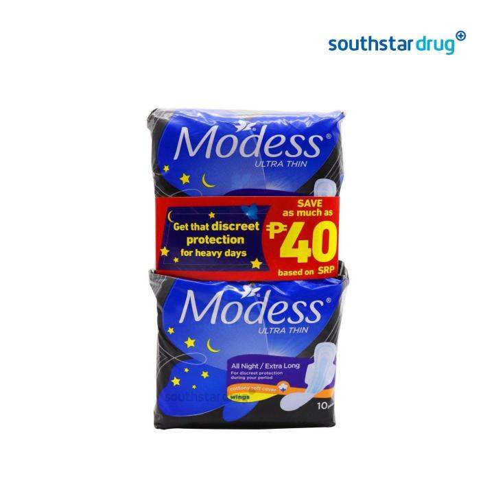 Modess Ultra Thin All Night | Lazada PH