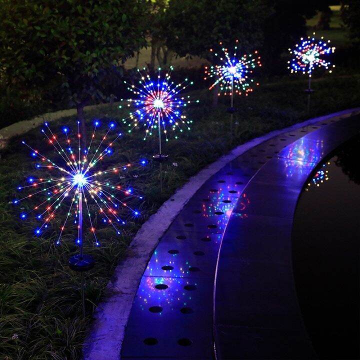 Solar Firework Light 90/120 LED Light Outdoor Firework Solar en Decorative Lights / Waterproof ...