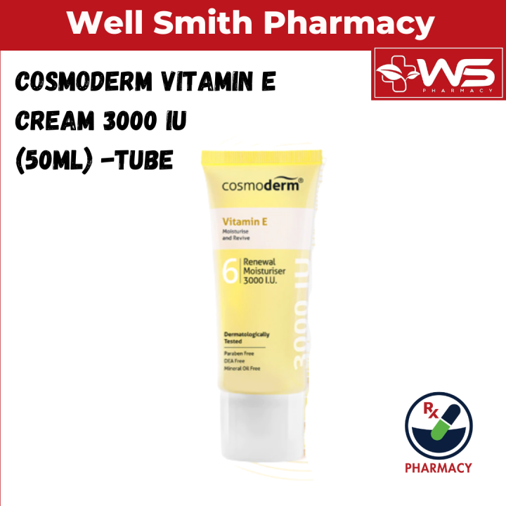COSMODERM VITAMIN E RENEWAL MOISTURIZER 3000 IU *50ML* | Lazada