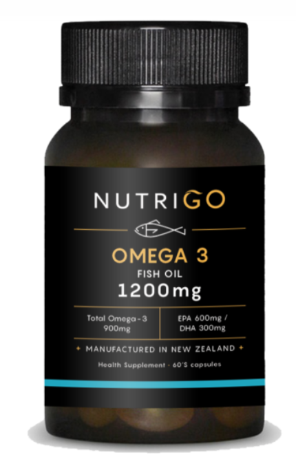 NutriGO Omega 3 Fish Oil 1200mg (60 CAPSULES) | Lazada