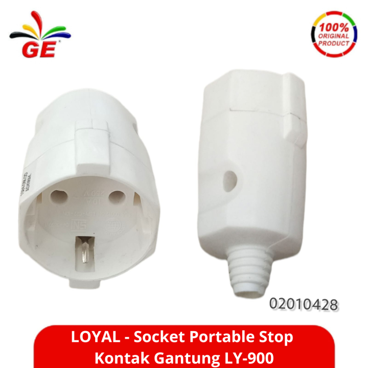 GE - Loyal Socket Portable Stop Kontak Gantung LY-900 02010428 | Lazada Indonesia