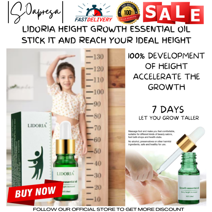 🙆‍♂️🙆‍♂️100% Original Lidoria Height Growth Enhancer Essential Oil ...
