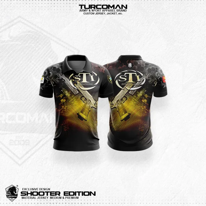 Jersey T-shirt Polo 3D Printing Ipsc/shooter/trc10 | Lazada PH