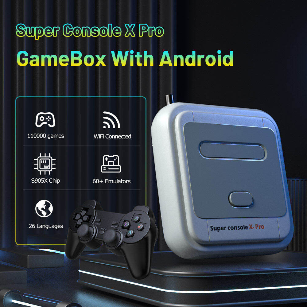Super Console X PRO Home Game พร้อม Android 4K HD คอนโซลเกมย้อนยุคพร้อม ...