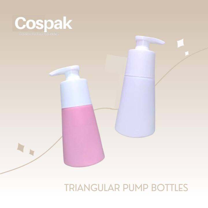 TRIANGULAR PUMP BOTTLE 250ML | Lazada PH