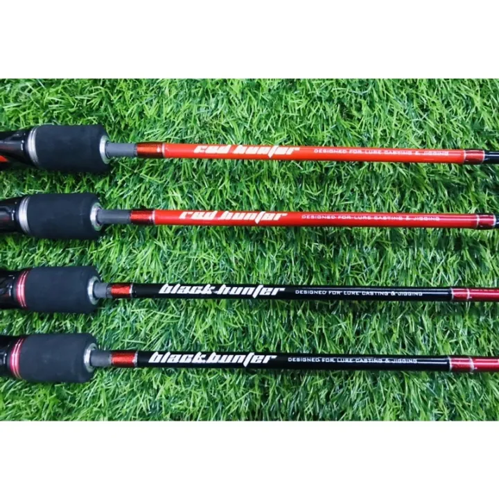 EUPRO RED HUNTER & BLACK HUNTER JOINT SPINNING ROD | Lazada