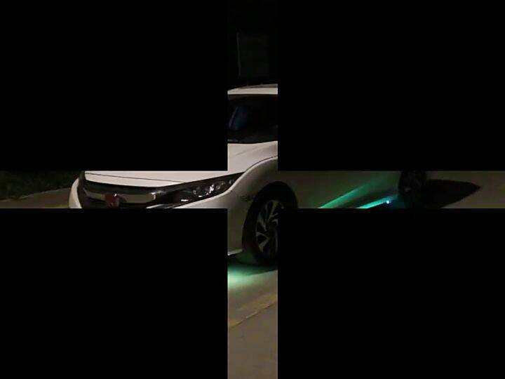 RGB ภายนอกรถ LED Strip APP รีโมทคอนล LED Strip ภายใต้หลอดรถ Underglow ...