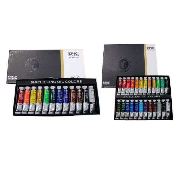 Shield Epic Oil Color Paint 20ML / 12 , 24 Colors | Lazada PH