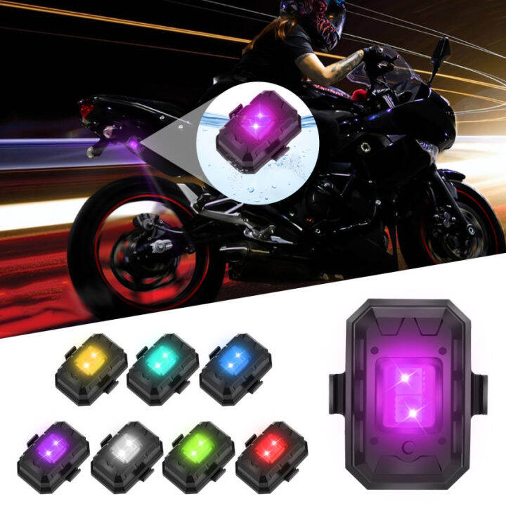 Universal Vibration LED Anti-collision Warning Light Mini Signal Light ...