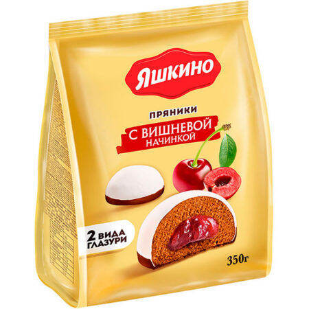 ЯШКИНО ПРЯНИКИ С ВИШНЕВОЙ НАЧИНКОЙ 350Г | Lazada.co.th