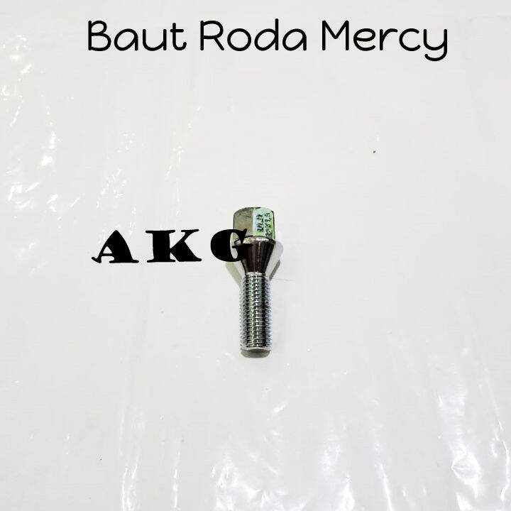 BAUT RODA MERCEDES-BENZ MERCY BMW VW UKURAN 12MM PANJANG 27mm p.1.50 ...