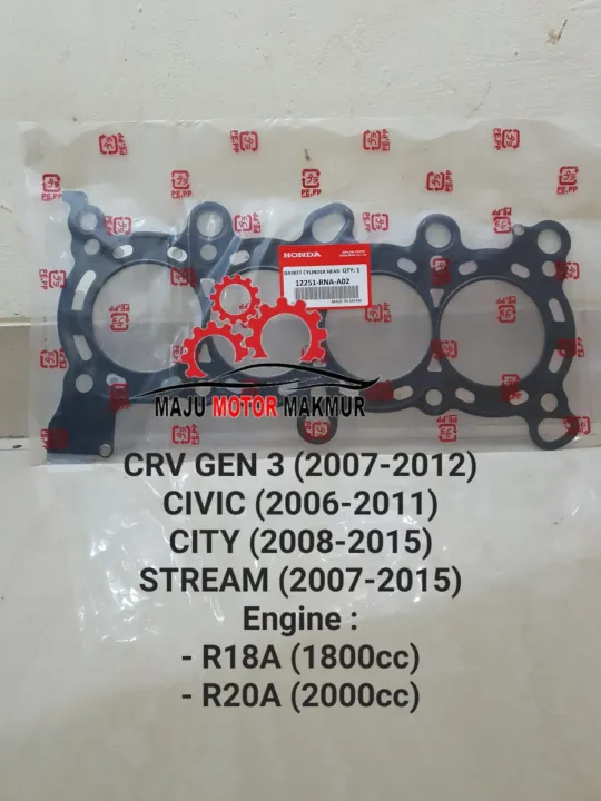 PAKING ONLY PACKING CYLINDER HEAD HONDA CRV GEN 3 CITY CIVIC STREAM 2.0 ...