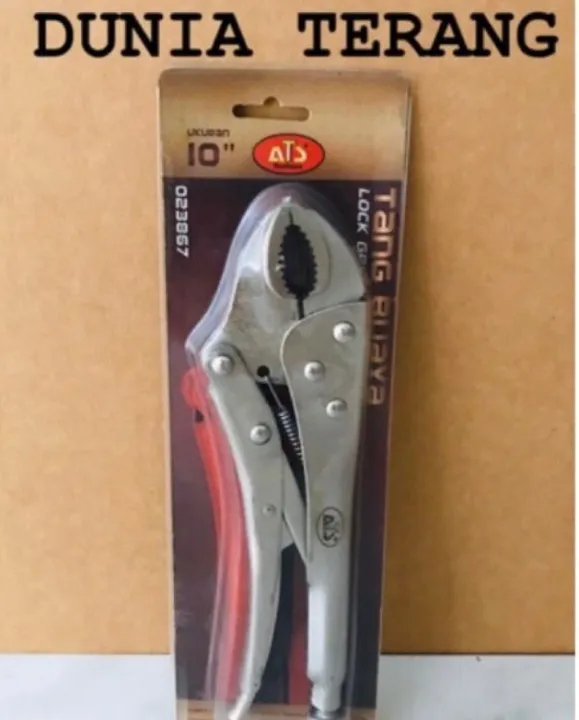 ATS Tang Buaya Bengkok 10 in- Curved Locking Pliers 10 in - Vise Grips ...