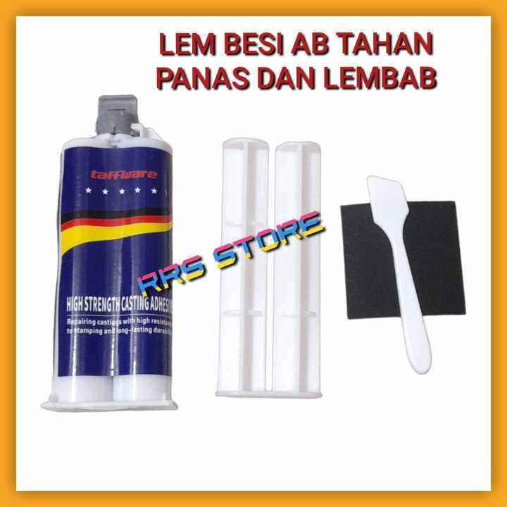 Lem Besi AB Tahan Panas Industrial Metal Repair Glue 80g - 809 ...
