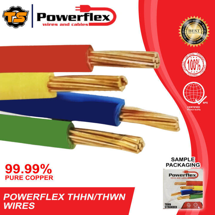 Original POWERFLEX THHN Wires 2.0MM, 3.5MM, 5.5MM & 8.0MM 150 Meters ...