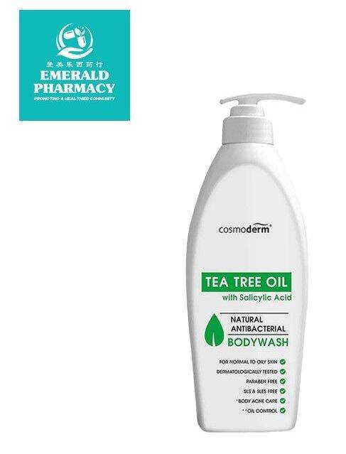 Cosmoderm Tea Tree Oil with Salicylic Acid Bodywash 500ml | Lazada