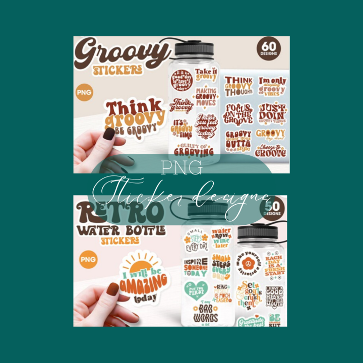 PRINTABLES - PNG stickers, sticker png bundle, affirmation stickers ...
