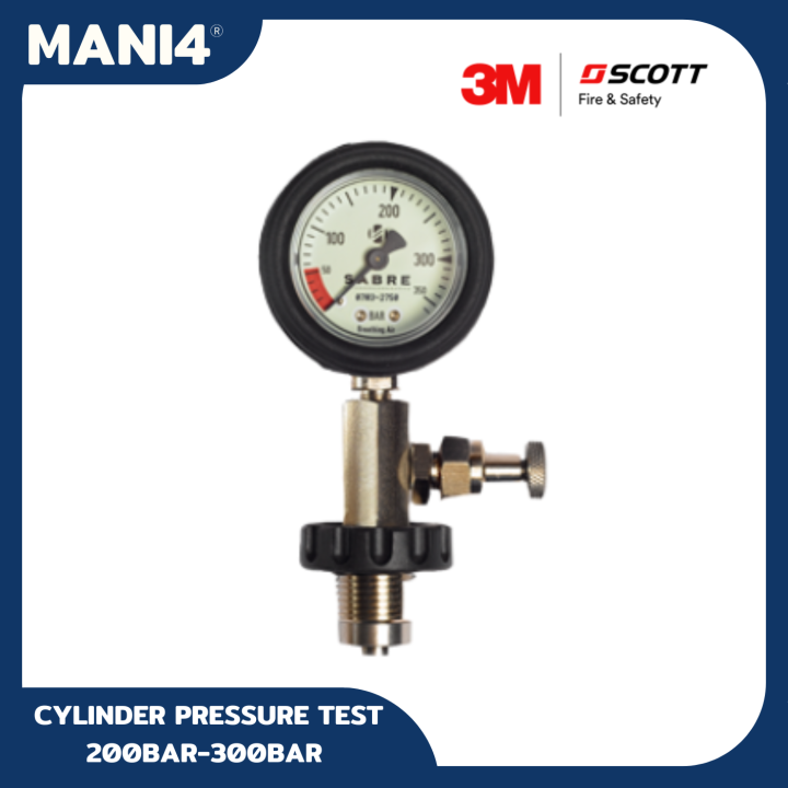 3M SCOTT, CYLINDER PRESSURE TEST GAUGECYLINDER PRESSURE TEST GAUGE ...