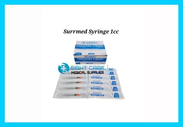 Surrmed Disposable Syringe sold per piece and per box | Lazada PH