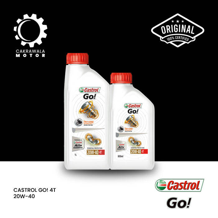 Oli Mesin Motor Castrol Go! 4T 20W-40 | Lazada Indonesia