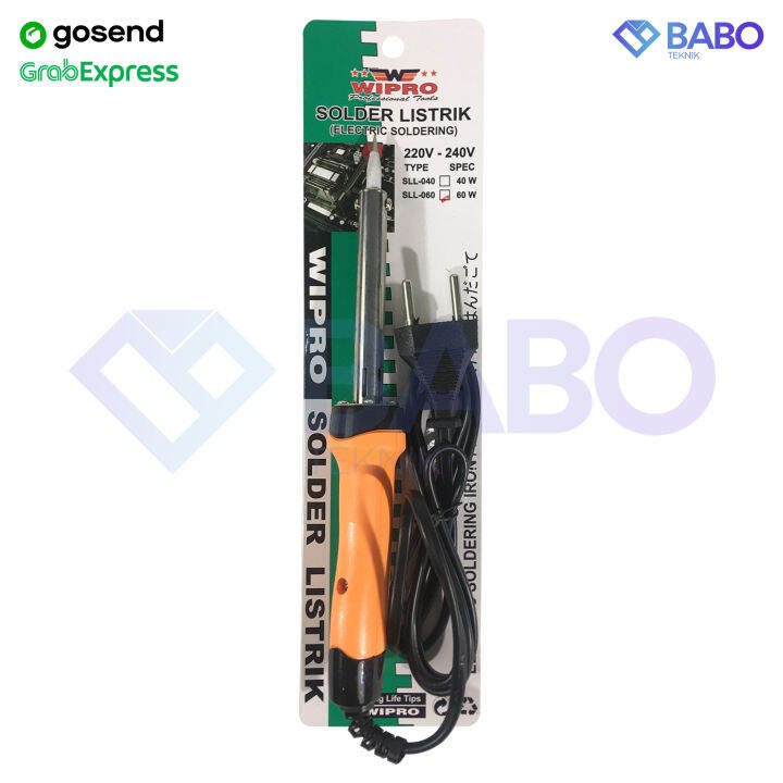 WIPRO Alat Solder Alat Patri Listrik 60W Soldering Iron | Lazada Indonesia