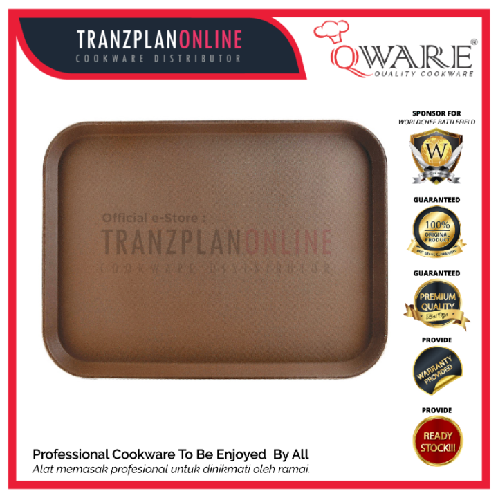 QWARE FIBREGLASS RECTANGLE ANTI-SLIP FOOD TRAY SERVING TRAY KITCHEN ...