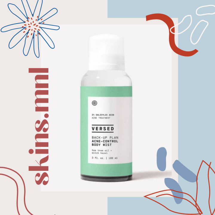 Versed Back-Up Plan Acne-Control Body Mist (100mL) + FREEBIE! | Lazada PH