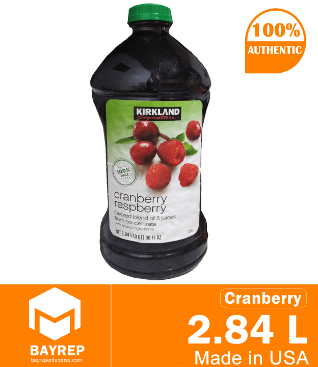Kirkland Signature Cranberry Raspberry Juice 96 Fl Oz | Lazada PH