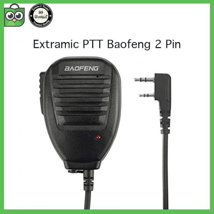 Extra Mic PTT Microphone Baofeng Mikrofon Speaker ExtraMic Radio HT ...
