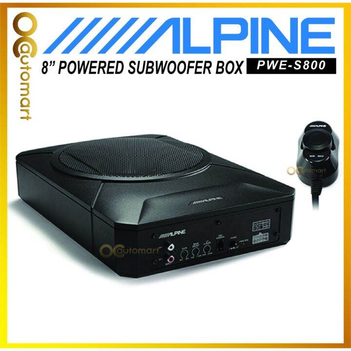 ALPINE PWE-S800 8" INCH (20CM) POWERED SUBWOOFER BOX | Lazada
