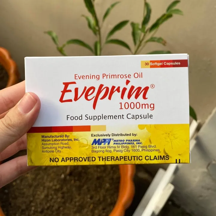 Hot slae Eveprim Evening Primrose Oil 1000mg Softgel Capsule (sold per ...