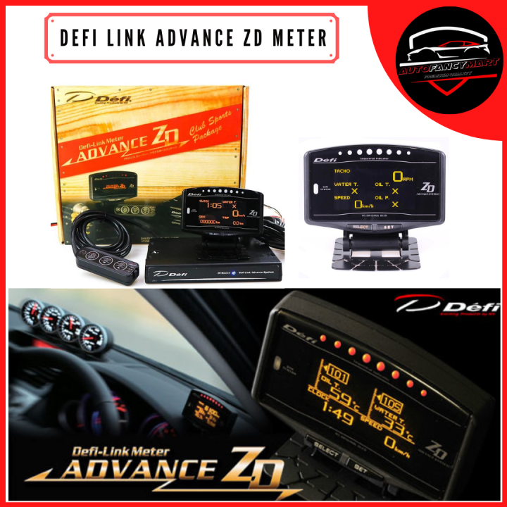 [ 10 IN 1 ] DEFI Advance ZD Link Meter Digital Auto Gauge Full Kit ...