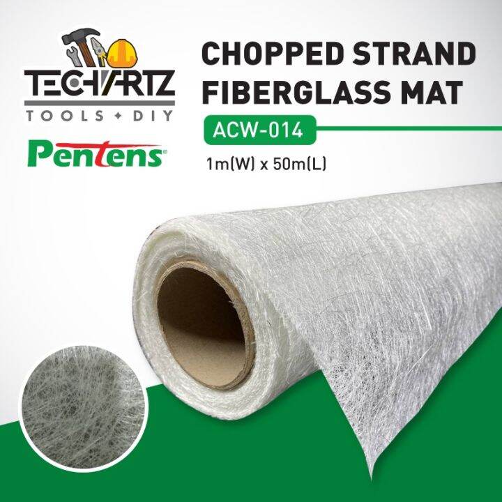 PENTENS ACW-014 1M X 50M Chopped Strand Fiberglass Mat | Lazada
