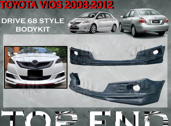 TOYOTA VIOS NCP93 2007-2013 DRIVE 68 D68 STYLE FULLSET BODYKIT (FRONT ...
