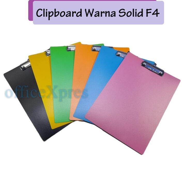 Papan Jalan / Clipboard F4 / Alas Ujian / Papan Ujian / Clip Board A4 ...