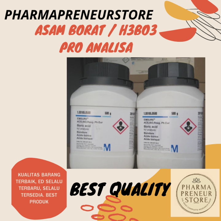 BORIC ACID / ASAM BORAT PRO ANALISA PER GRAM MERCK BEST QUALITY | Lazada Indonesia