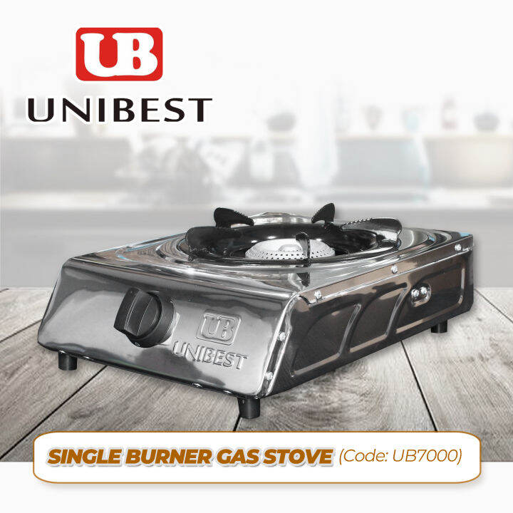 UNIBEST Stainless Steel Kitchen Gas Stove / LPG Hose / LPG Regulator / SET | Lazada PH