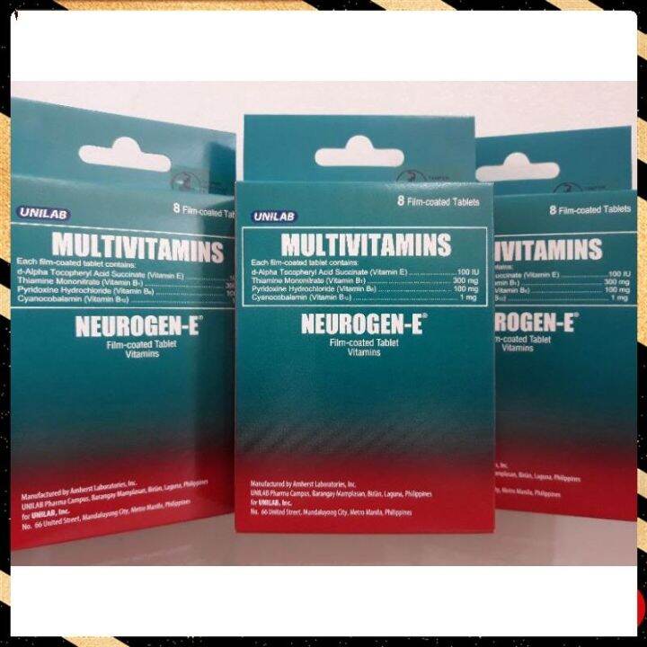 Neurogen E tablet (Multivitamins Vitamin E) 8's | Lazada PH