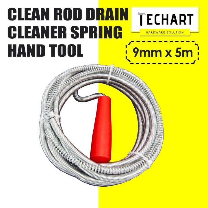 9MM X 5M Clean Rod Drain Cleaner Spring Hand Tool | Lazada