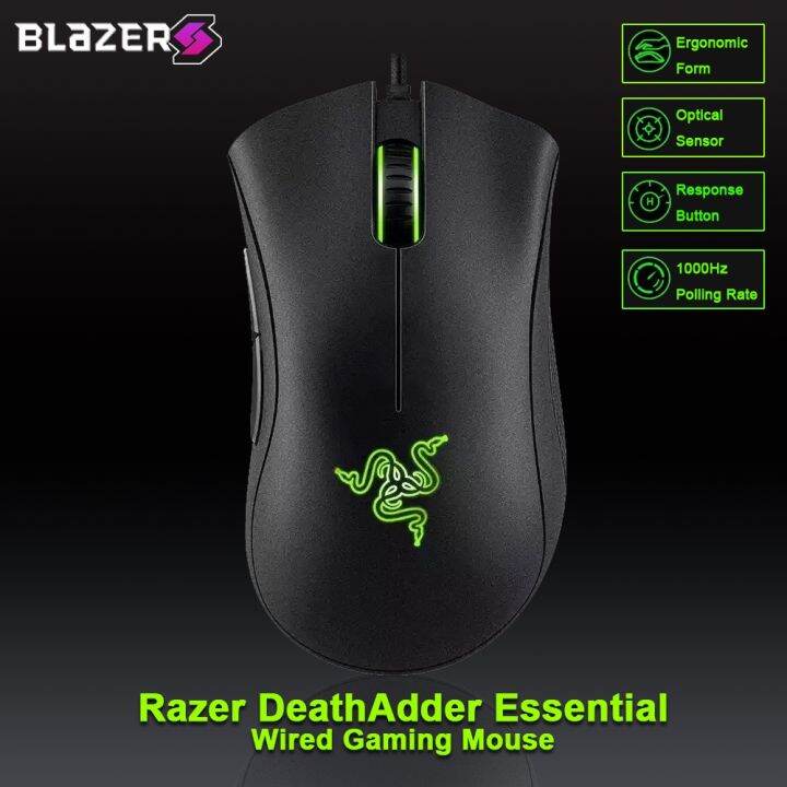 Razer DeathAdder Essential mouse Death Adder Wired Gaming Mouse 6400DPI ...